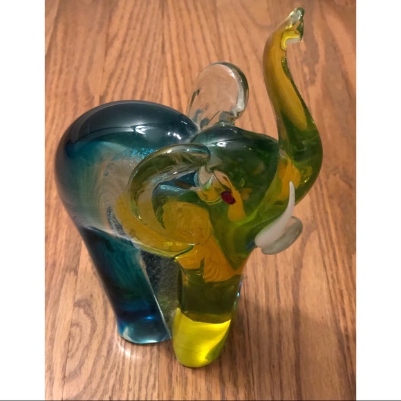 Murano | Accents | Murano Glass Elephant Figurine | Poshmark